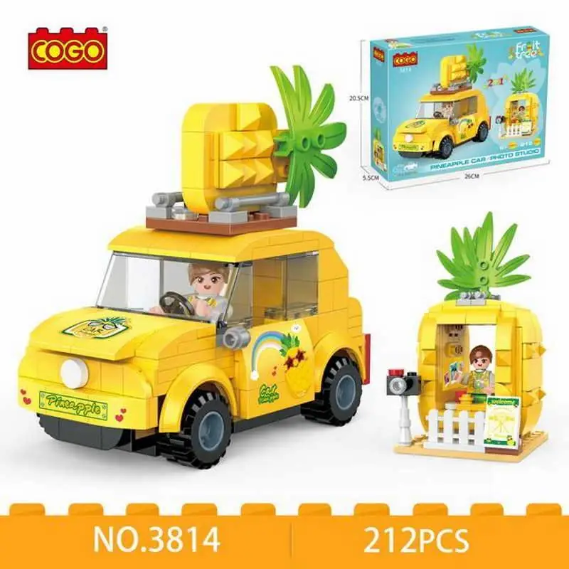 Cogo Pineapple Truck + Pineapple-Photostudio • Set 3814