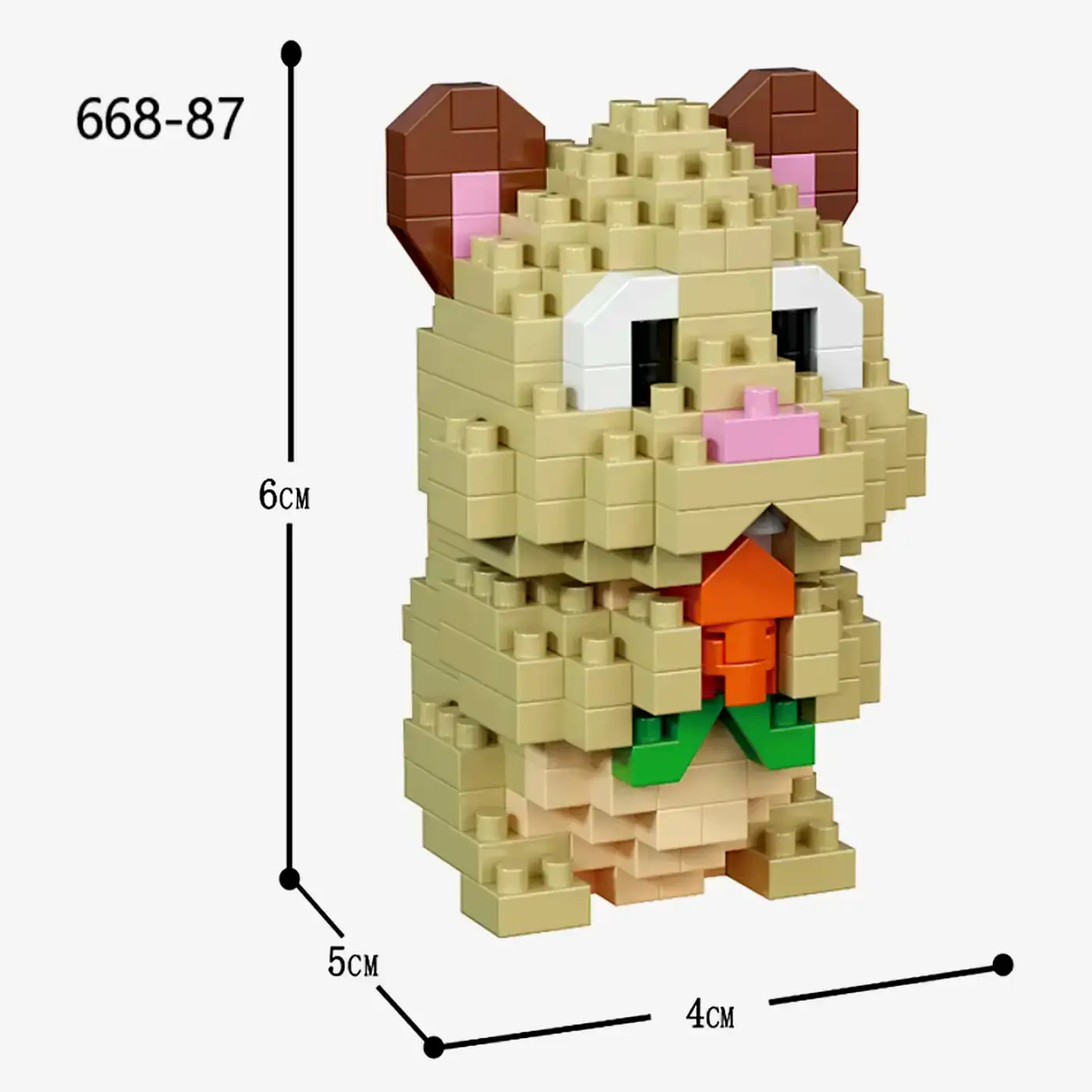 DAIA Hamster • DIAMOND BLOCKS • Set 668-87 • SetDB