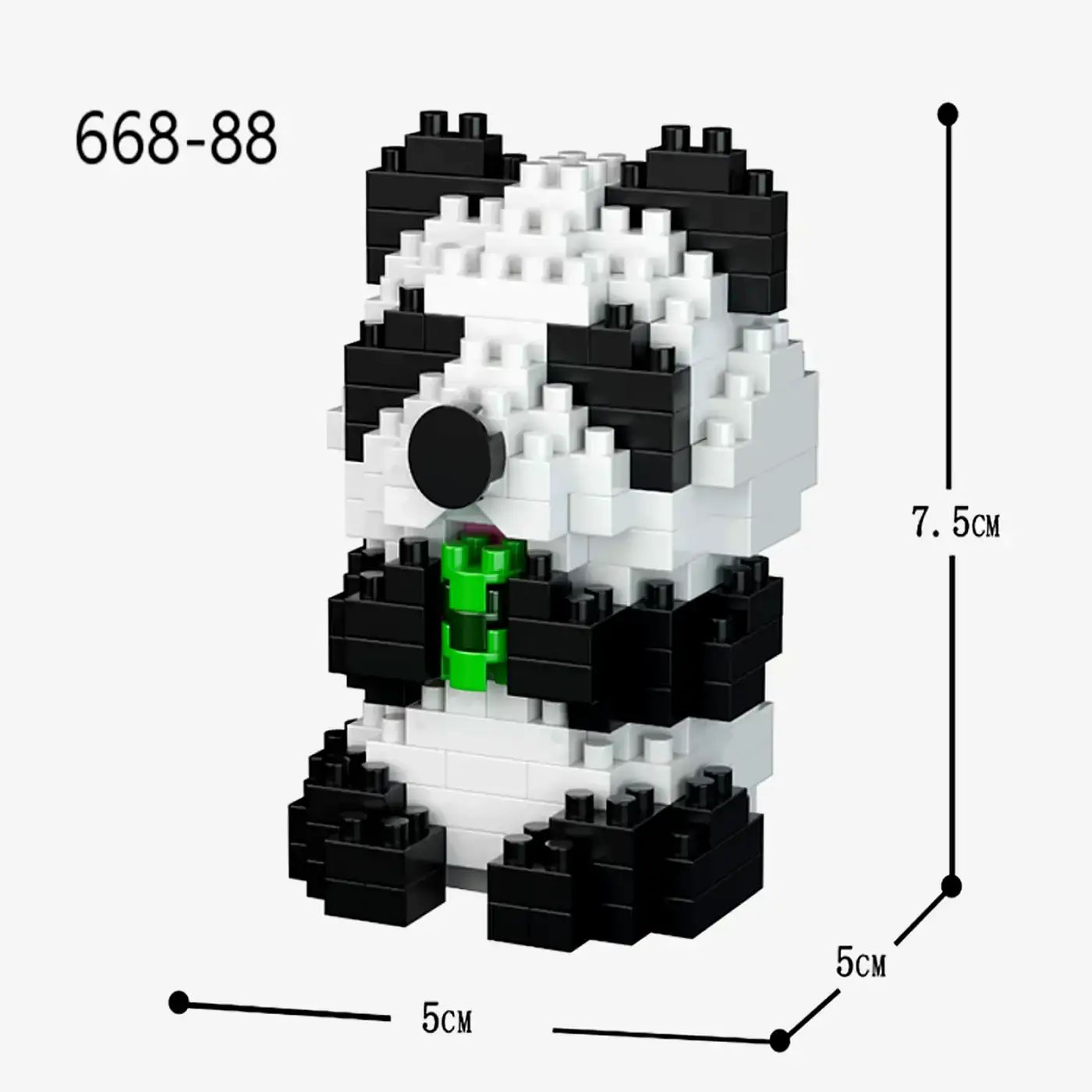 DAIA Panda • DIAMOND BLOCKS • Set 668-88 • SetDB