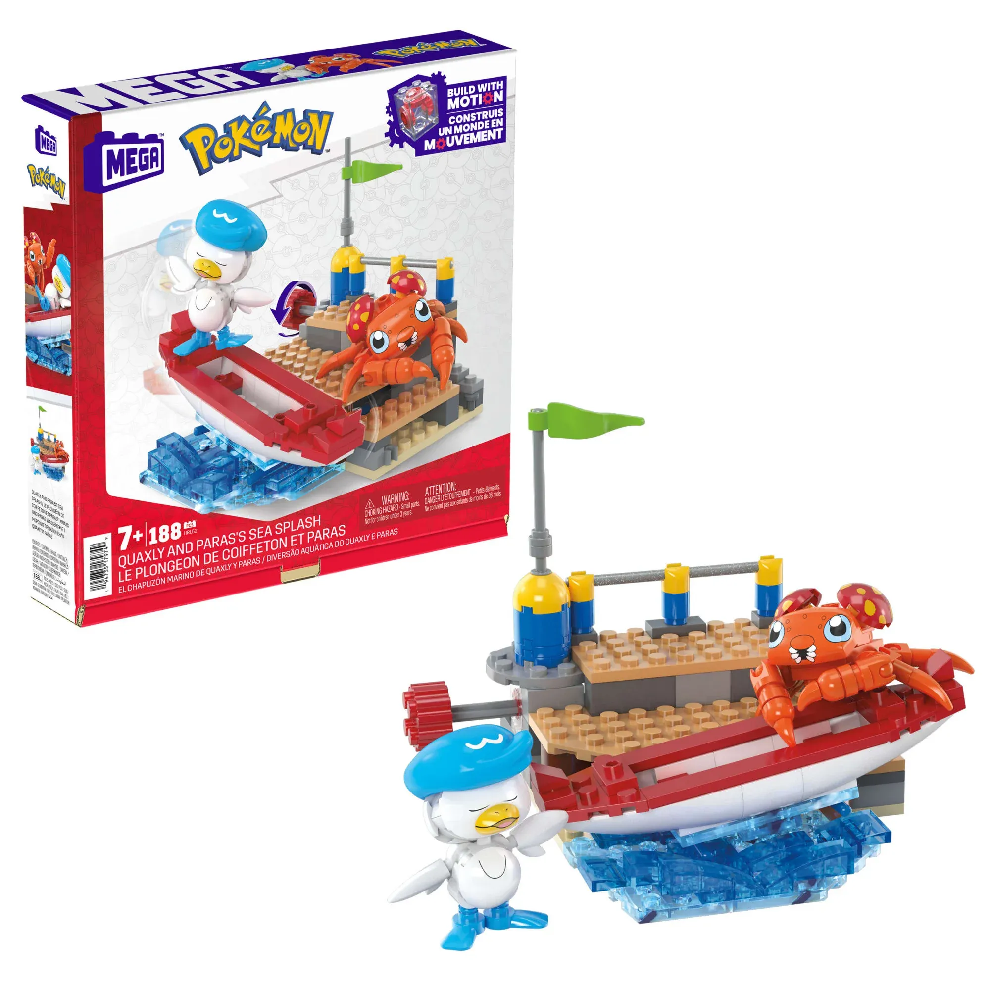 MEGA Construx Pokémon Quaxly And Paras • Set HRL52 • SetDB