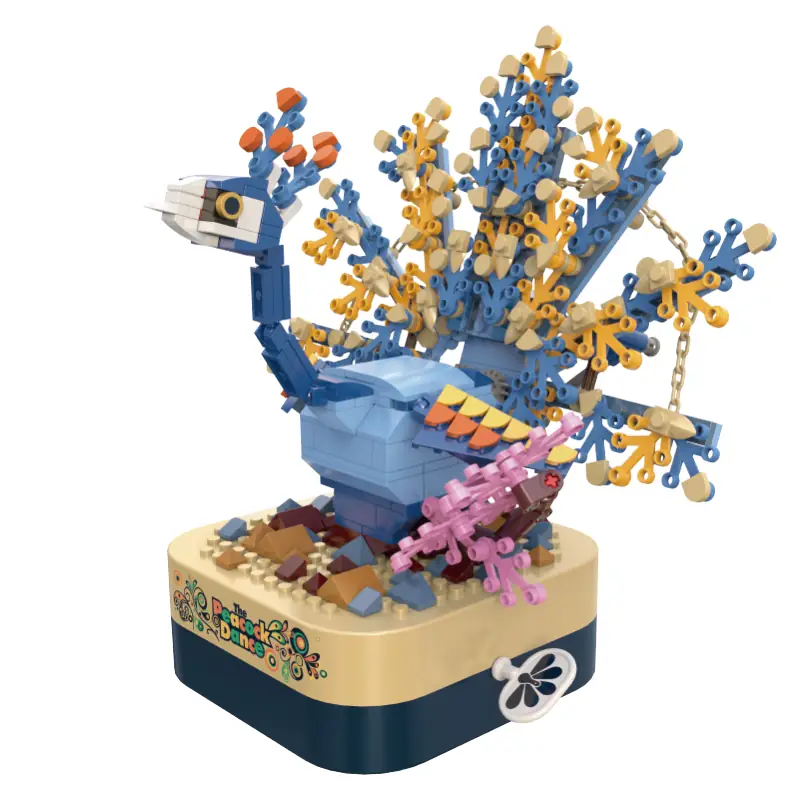 Jaki Music Box Peacock • Set JK1503 • SetDB • Merlins Bricks