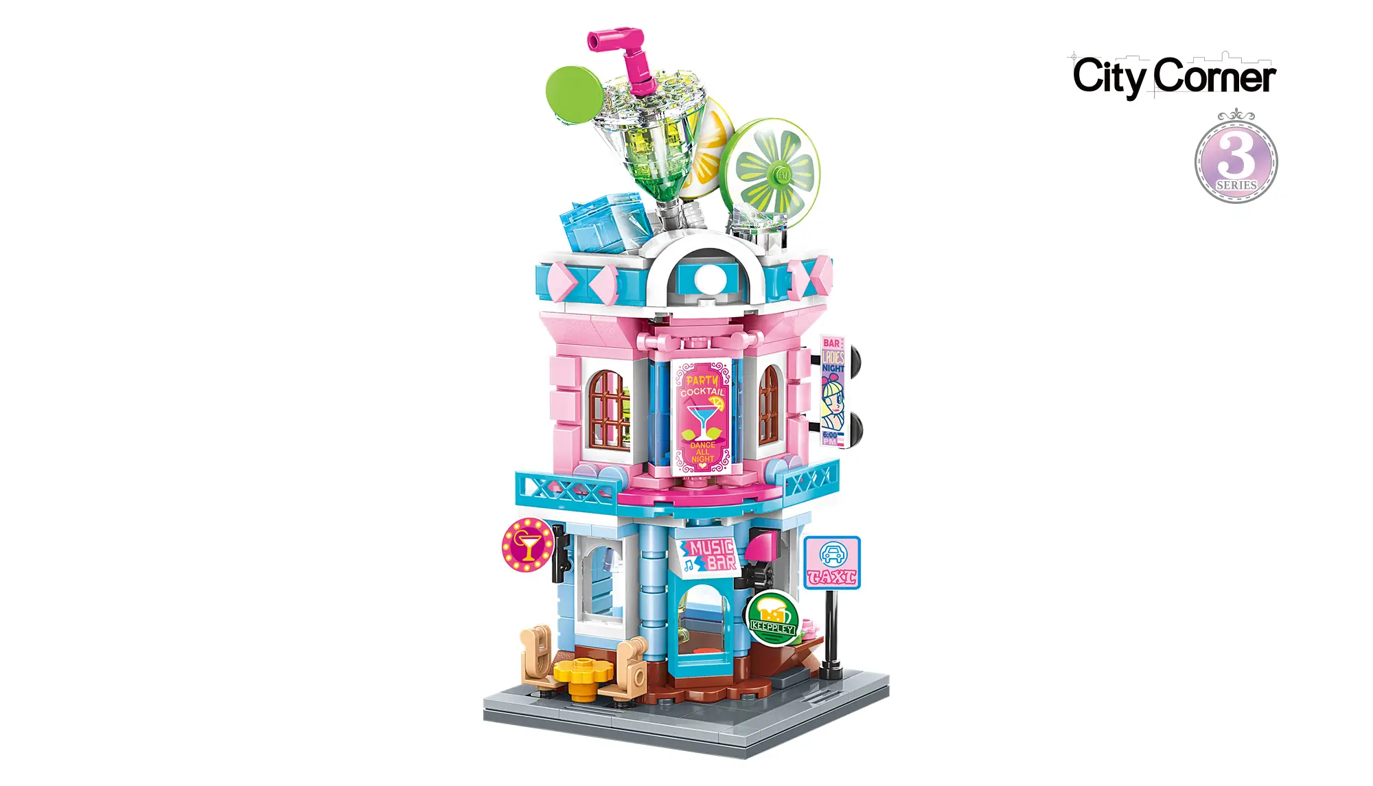 Keeppley Cocktailbar • Set K28005 • SetDB • Merlins Bricks