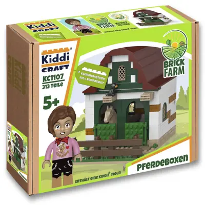 Kiddicraft Pony farm • Set KC1106 • SetDB • Merlins Bricks