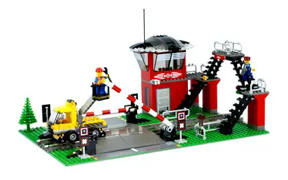 LEGO Trains Train Level Crossing • Set 10128 • SetDB