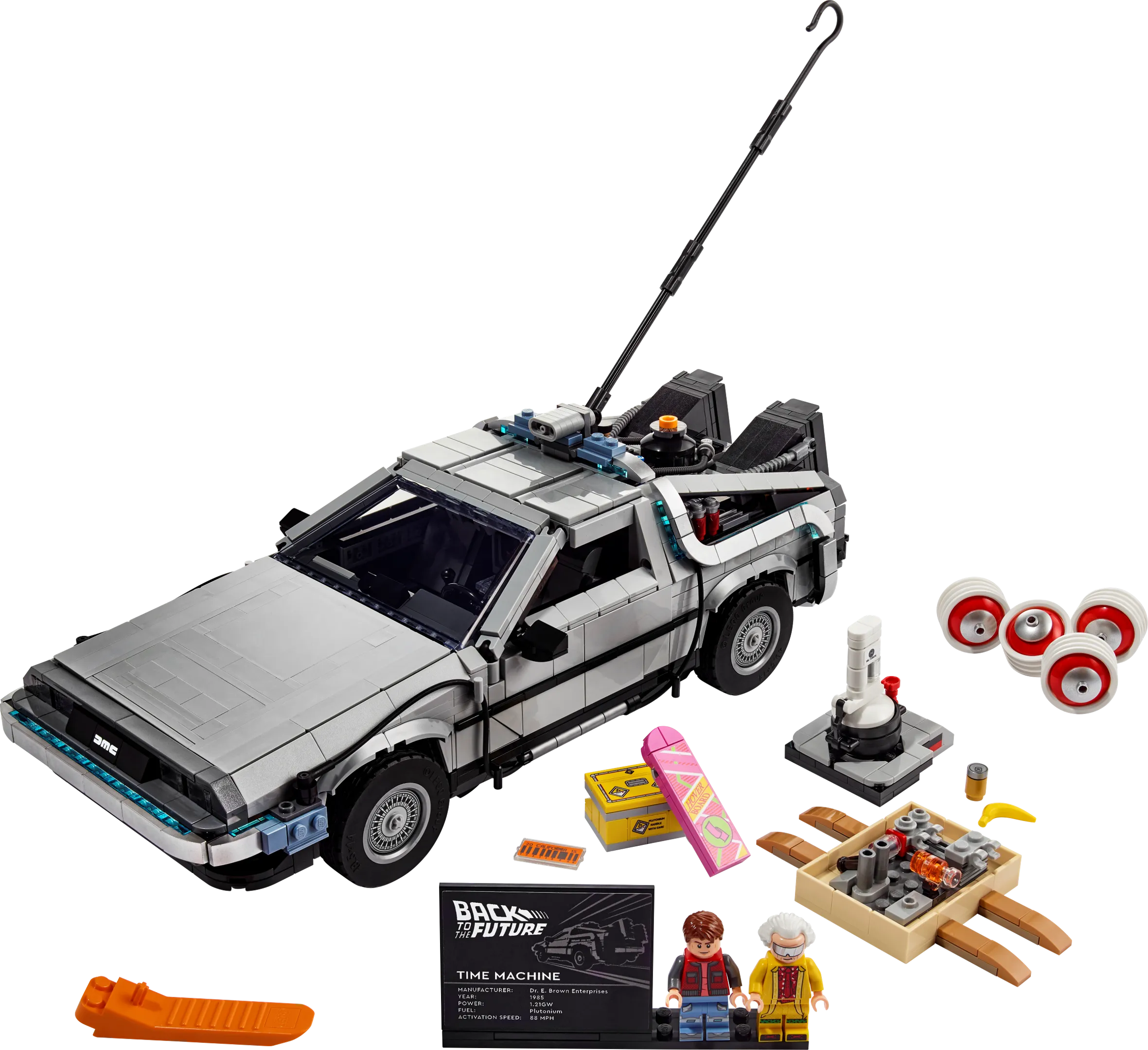 LEGO Icons Back to the Future Time Machine • Set 10300