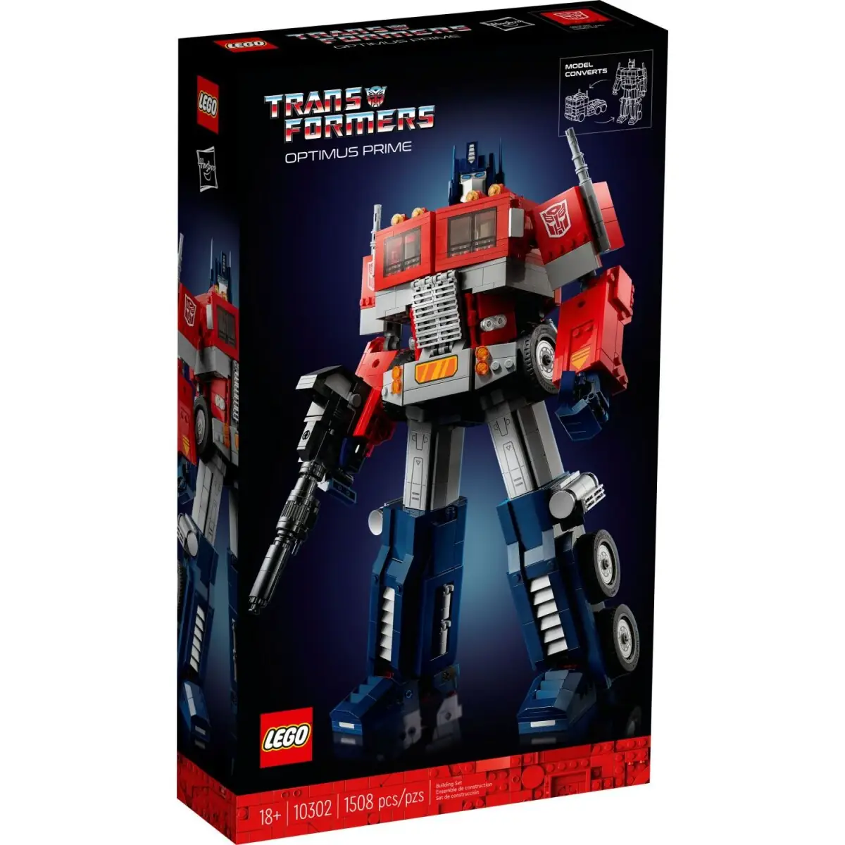 LEGO Icons Optimus Prime • Set 10302 • SetDB