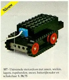 LEGO Gear Set with Motor • Set 800 • SetDB • Merlins Bricks