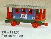 LEGO Trains Passenger Coach • Set 131 • SetDB
