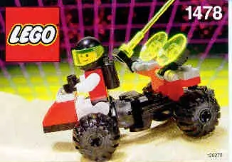 LEGO Space 2-Pilot Craft • Set 1479 • SetDB • Merlins Bricks