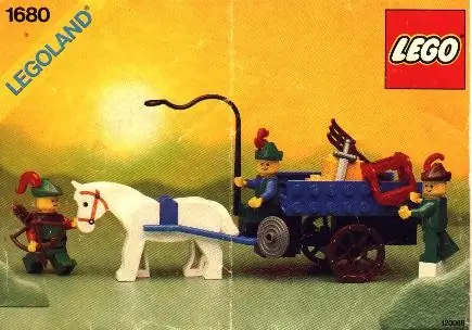 LEGO Castle Hay Cart with Smugglers • Set 1680 • SetDB