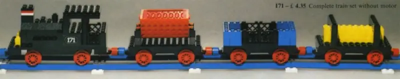 LEGO Complete Train Set Without Motor • Set 171 • SetDB