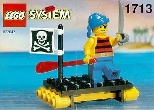 LEGO Pirates Shipwrecked Pirate polybag • Set 1713 • SetDB