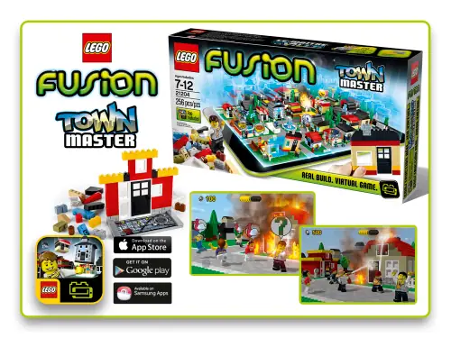 LEGO FUSION Town Master • Set 21204 • SetDB • Merlins Bricks