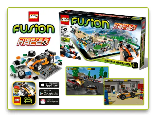 LEGO FUSION Create & Race • Set 21206 • SetDB