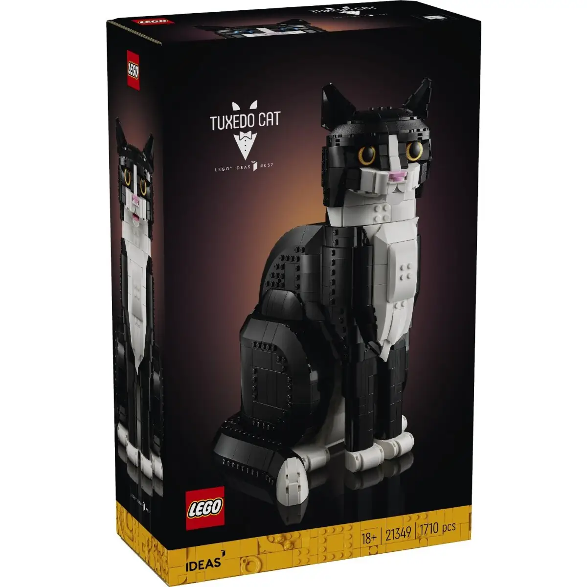 LEGO Ideas Tuxedo Cat • Set 21349 • SetDB • Merlins Bricks