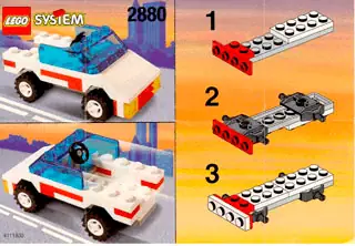 LEGO City Open-Top Jeep • Set 2880 • SetDB • Merlins Bricks