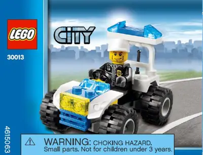 LEGO City Police Dinghy polybag • Set 30011 • SetDB