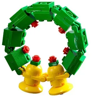 LEGO Wreath polybag • Set 30028 • SetDB • Merlins Bricks