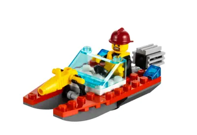LEGO City Feuerwehr-Boot • Set 60005 • SetDB