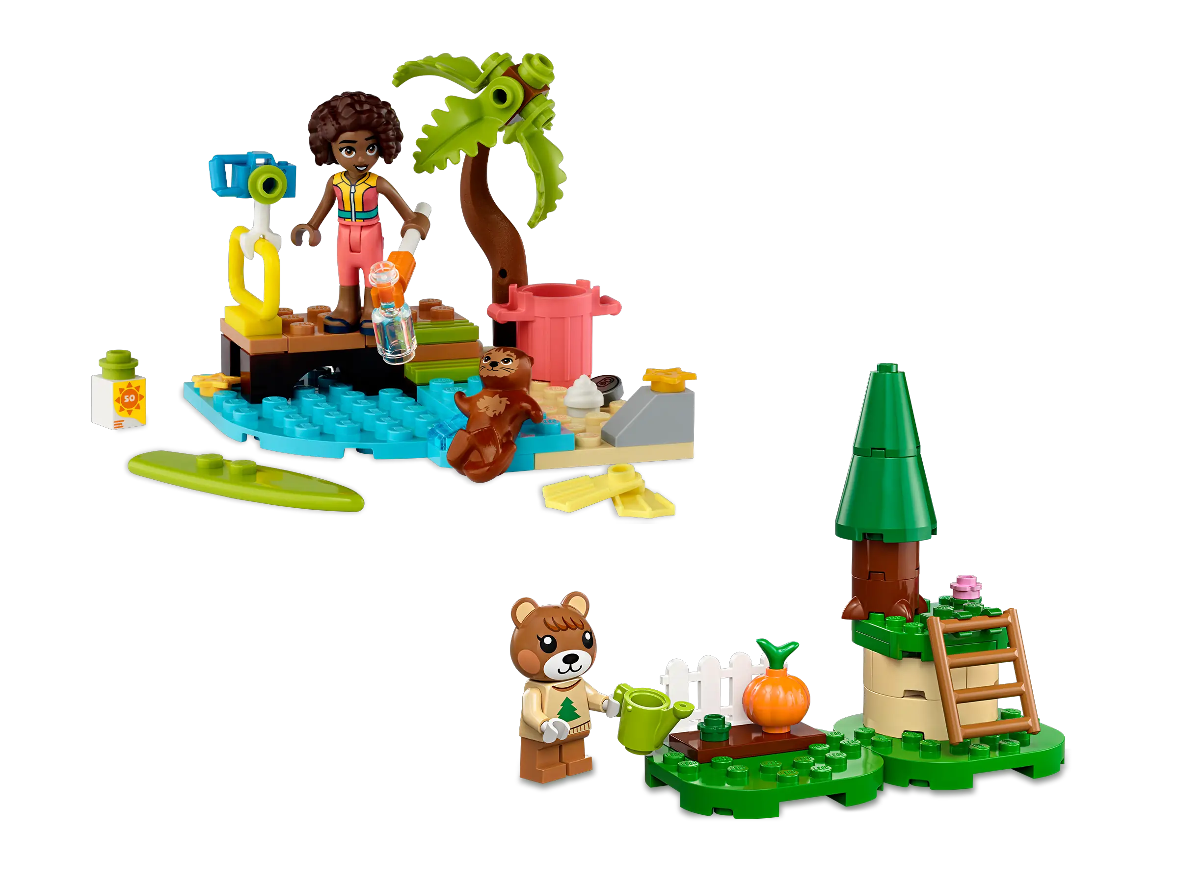 LEGO Animal Crossing Maple's Pumpkin Garden & Beach Cleanup