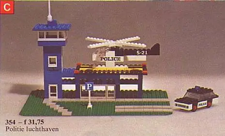LEGO Police Heliport • Set 354 • SetDB • Merlins Bricks