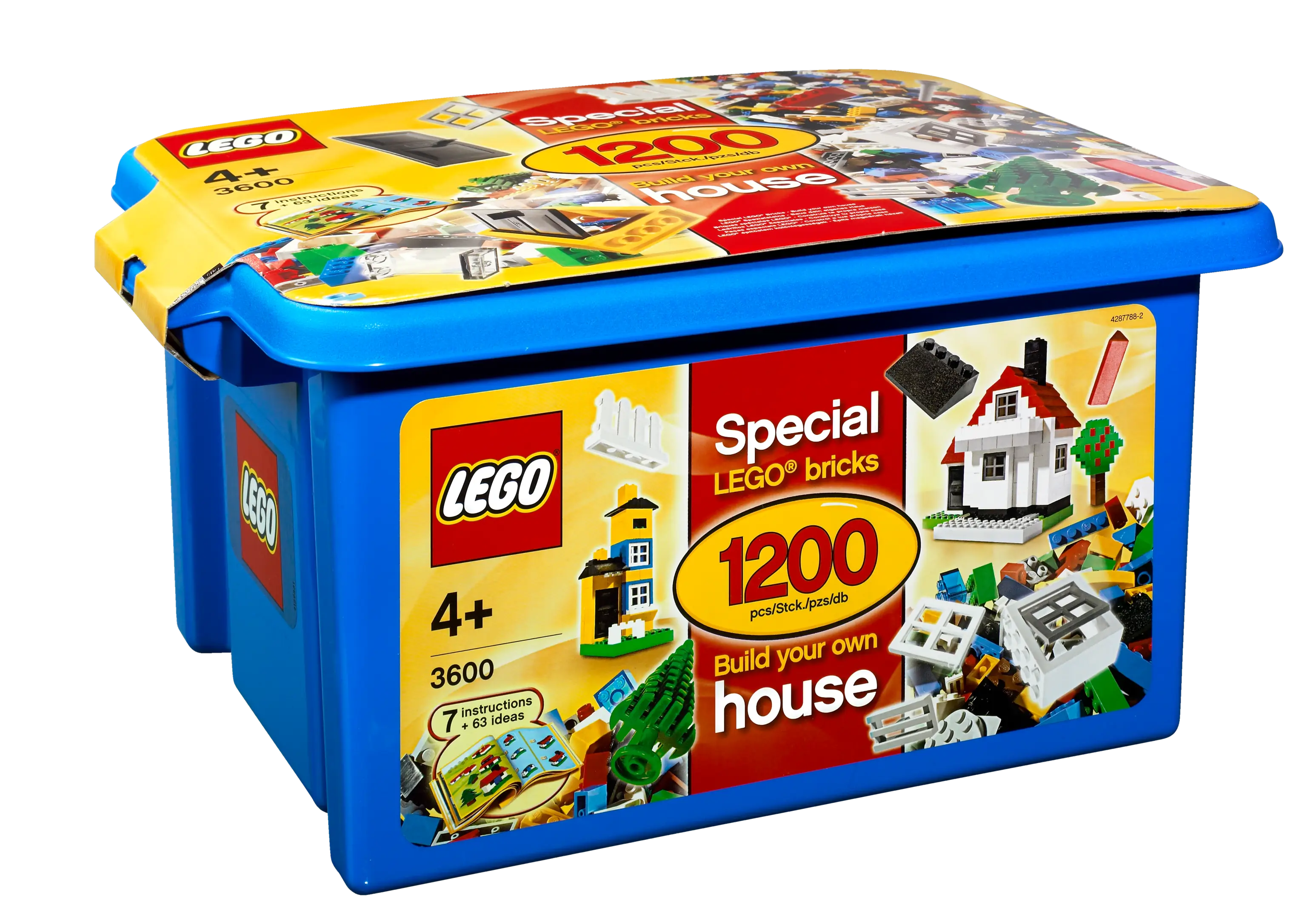 LEGO Classic Build Your Own House Tub Set 3600 SetDB LEGO Classic Build Your Own House Tub Set 3600 SetDB