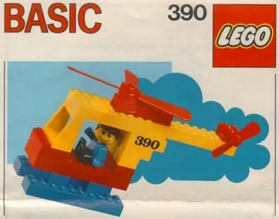 LEGO Helicopter • Set 390 • SetDB • Merlins Bricks