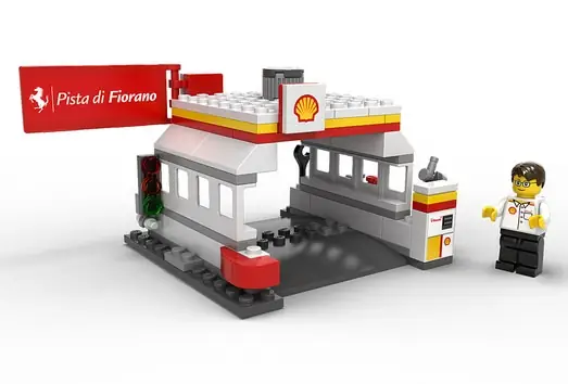 LEGO Racers Shell Station polybag • Set 40195 • SetDB