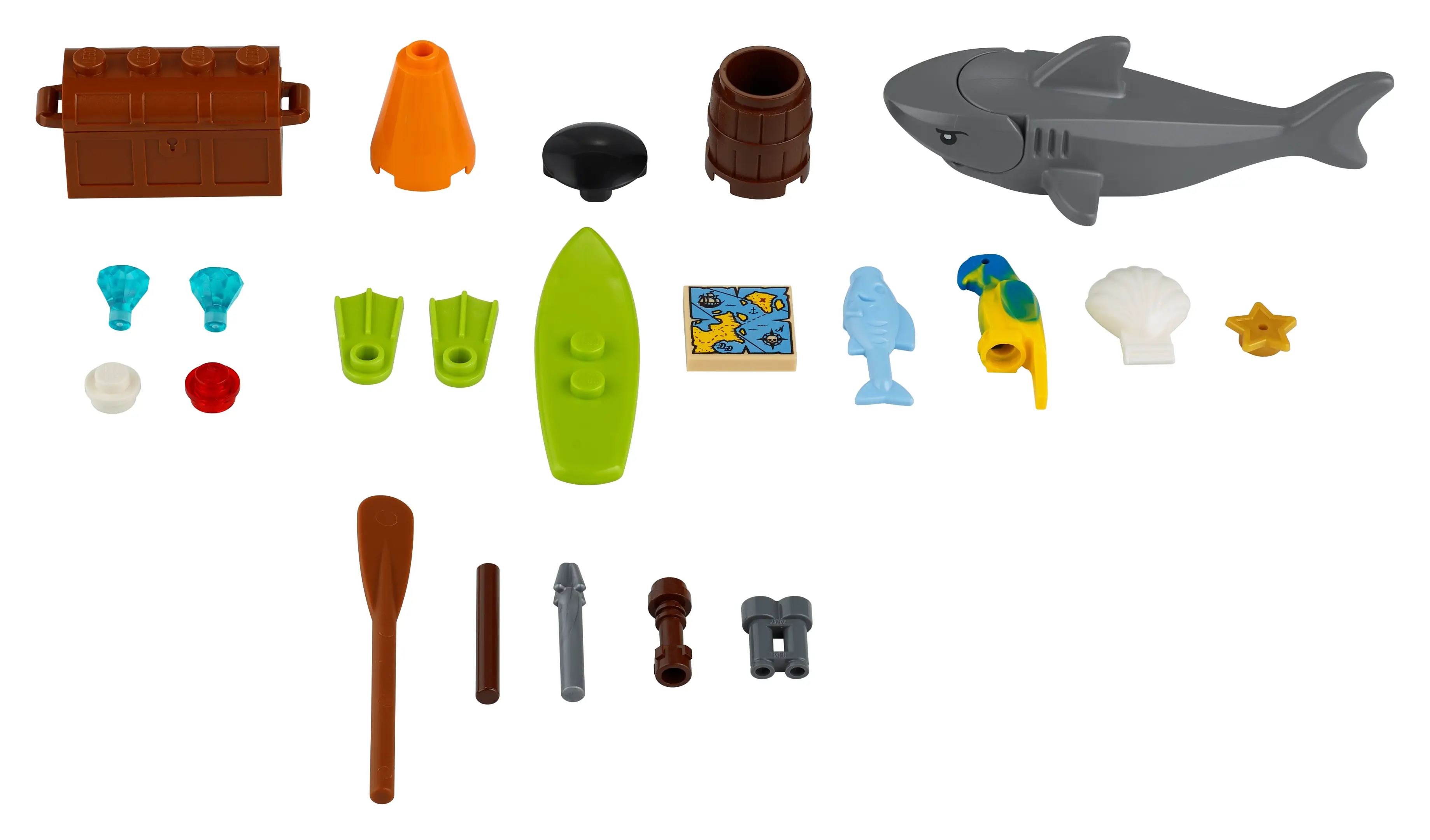 LEGO Xtra xtra Sea Accessories • Set 40341 • SetDB