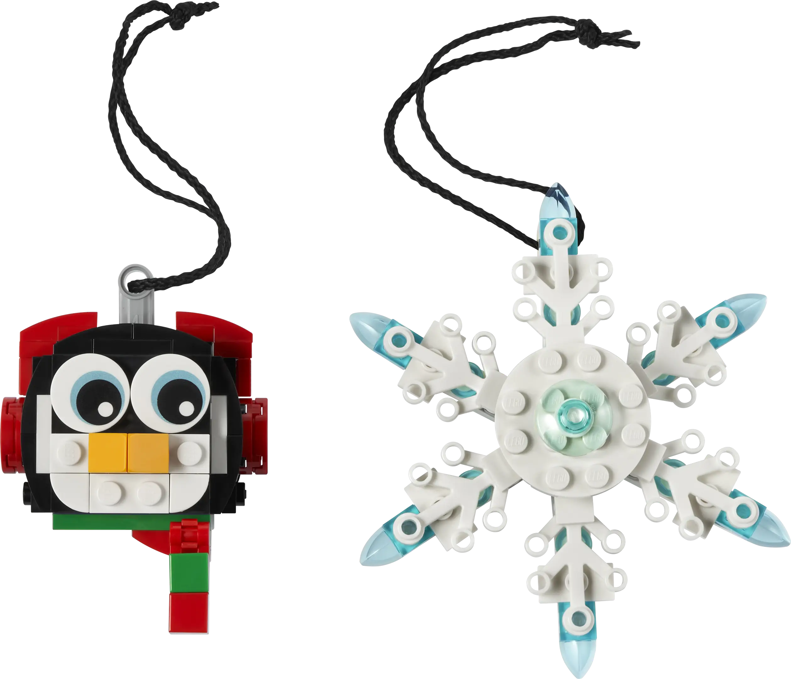 LEGO Holiday Penguin & Snowflake Ornament • Set 40572