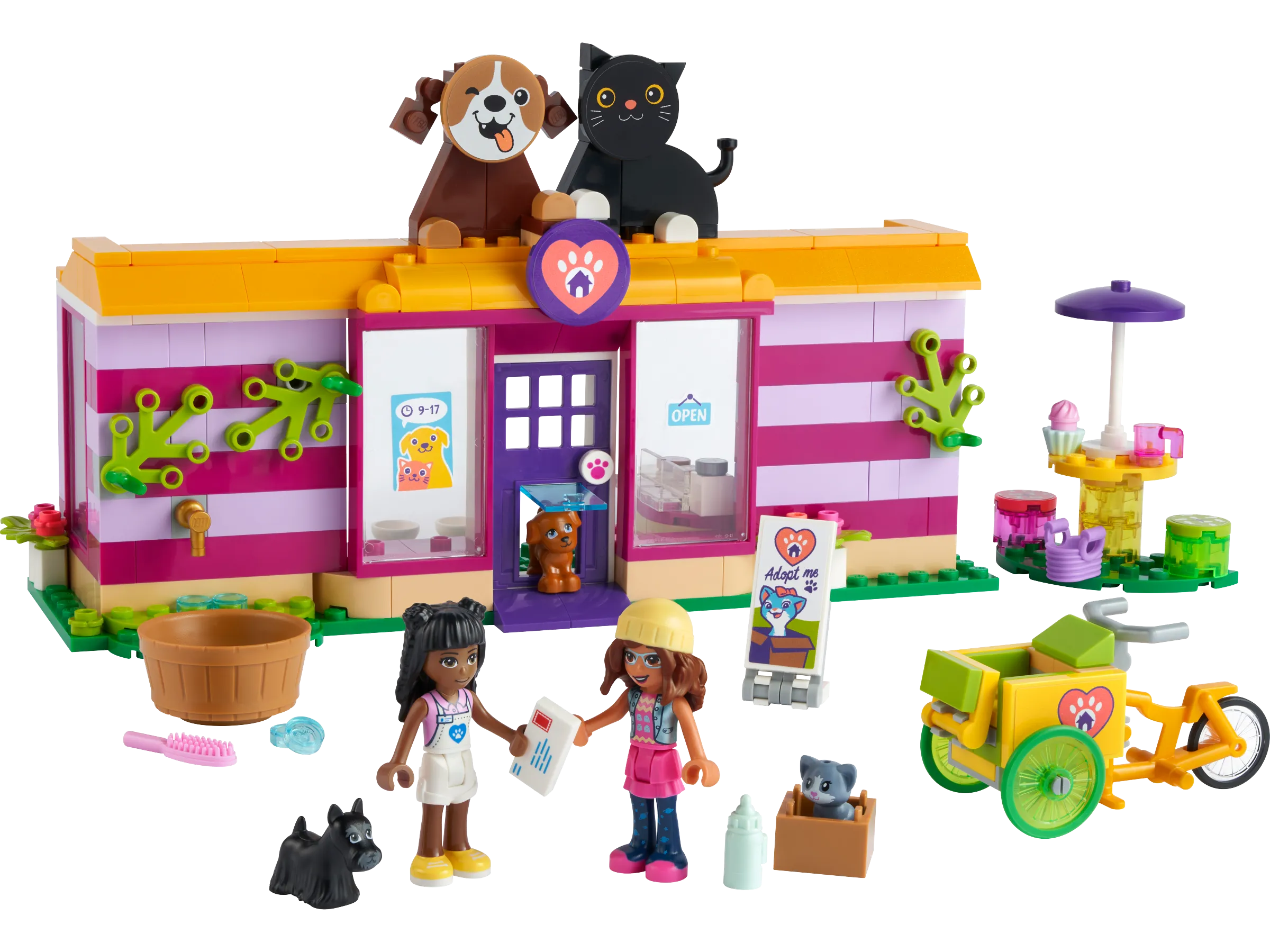 LEGO Friends Tieradoptionscafé • Set 41699 • SetDB