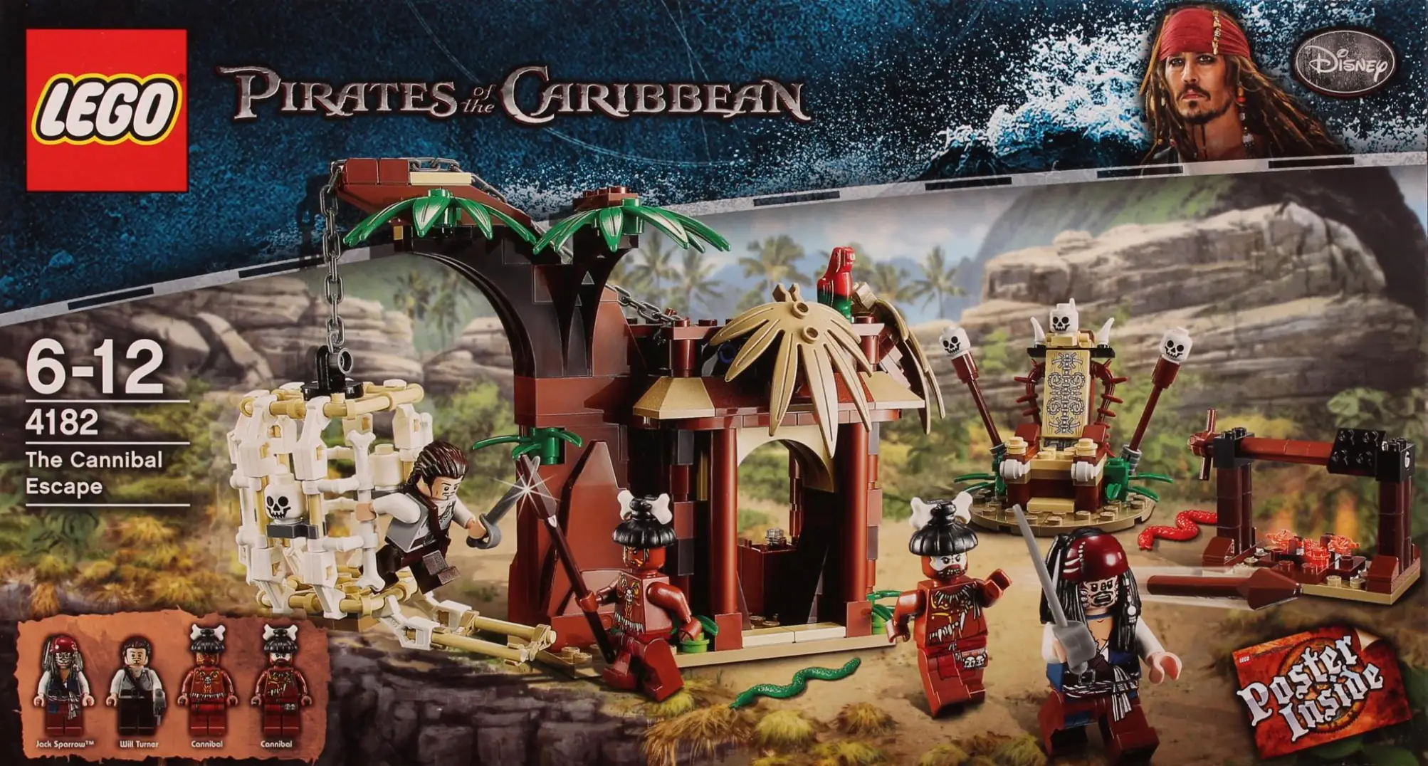 LEGO Pirates of the Caribbean The Cannibal Escape • Set 4182