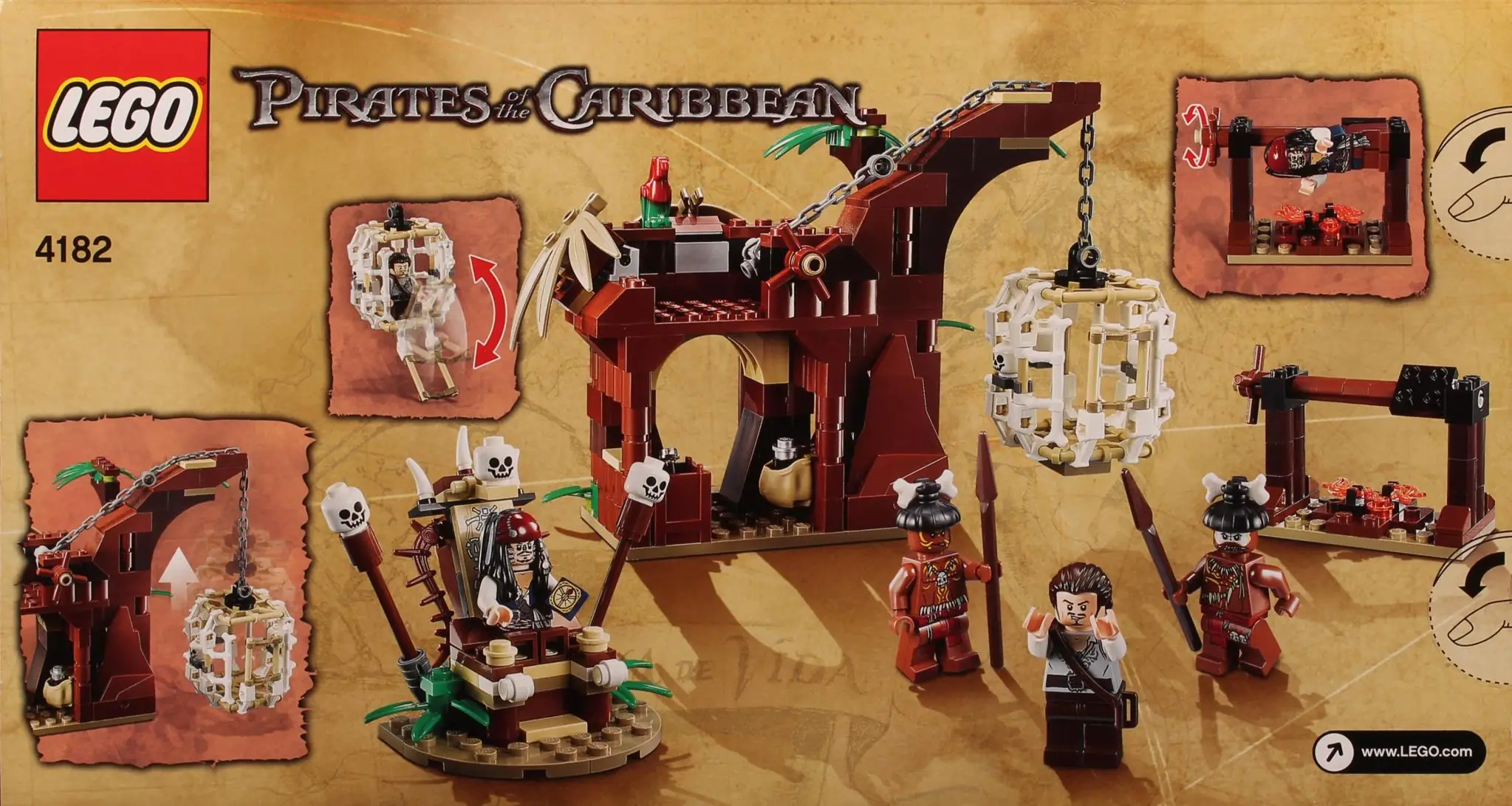 LEGO Pirates of the Caribbean The Cannibal Escape • Set 4182
