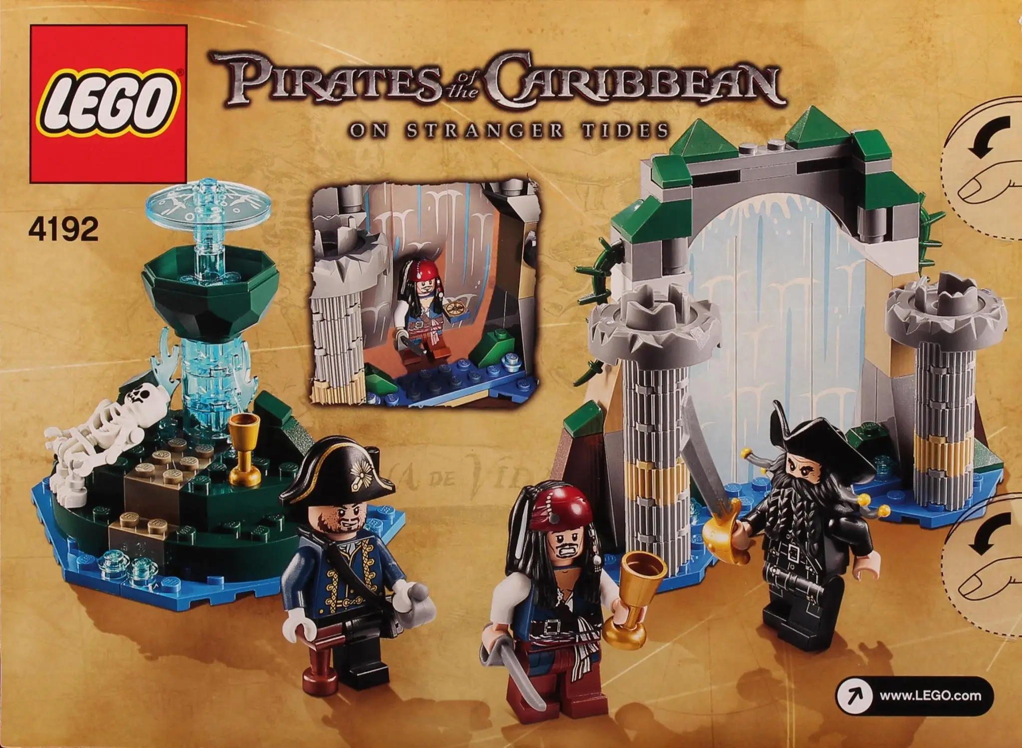 LEGO Pirates of the Caribbean Fountain of Youth • Set 4192