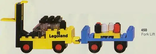 LEGO Fork Lift • Set 450 • SetDB • Merlins Bricks