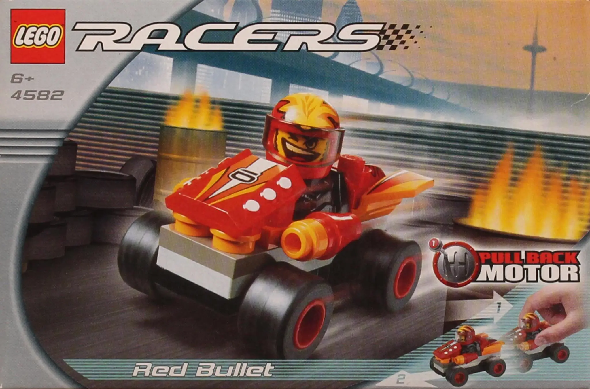 LEGO Racers Red Bullet • Set 4582 • SetDB • Merlins Steine