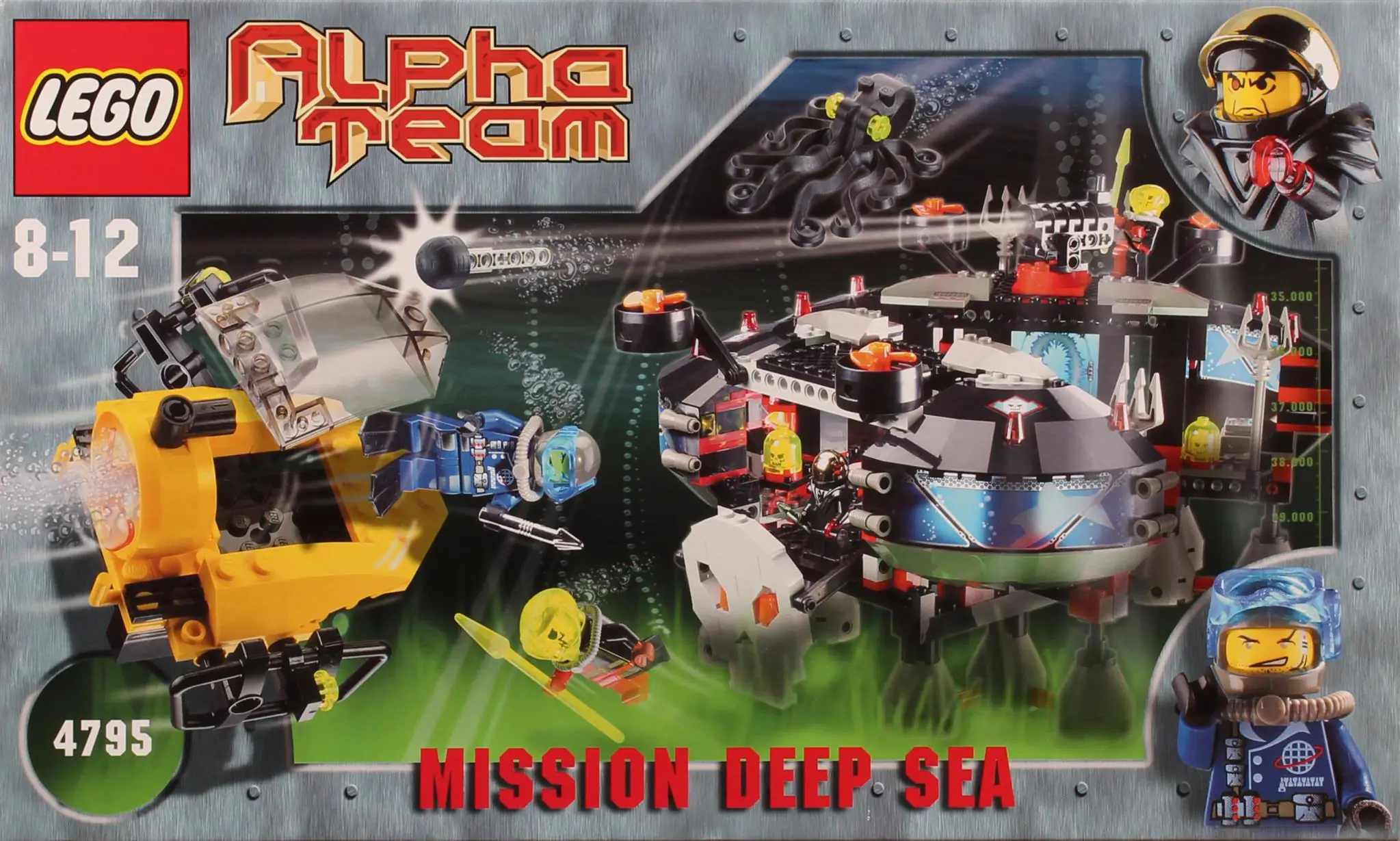 LEGO Alpha Team Ogel Underwater Base and AT Sub • Set 4795