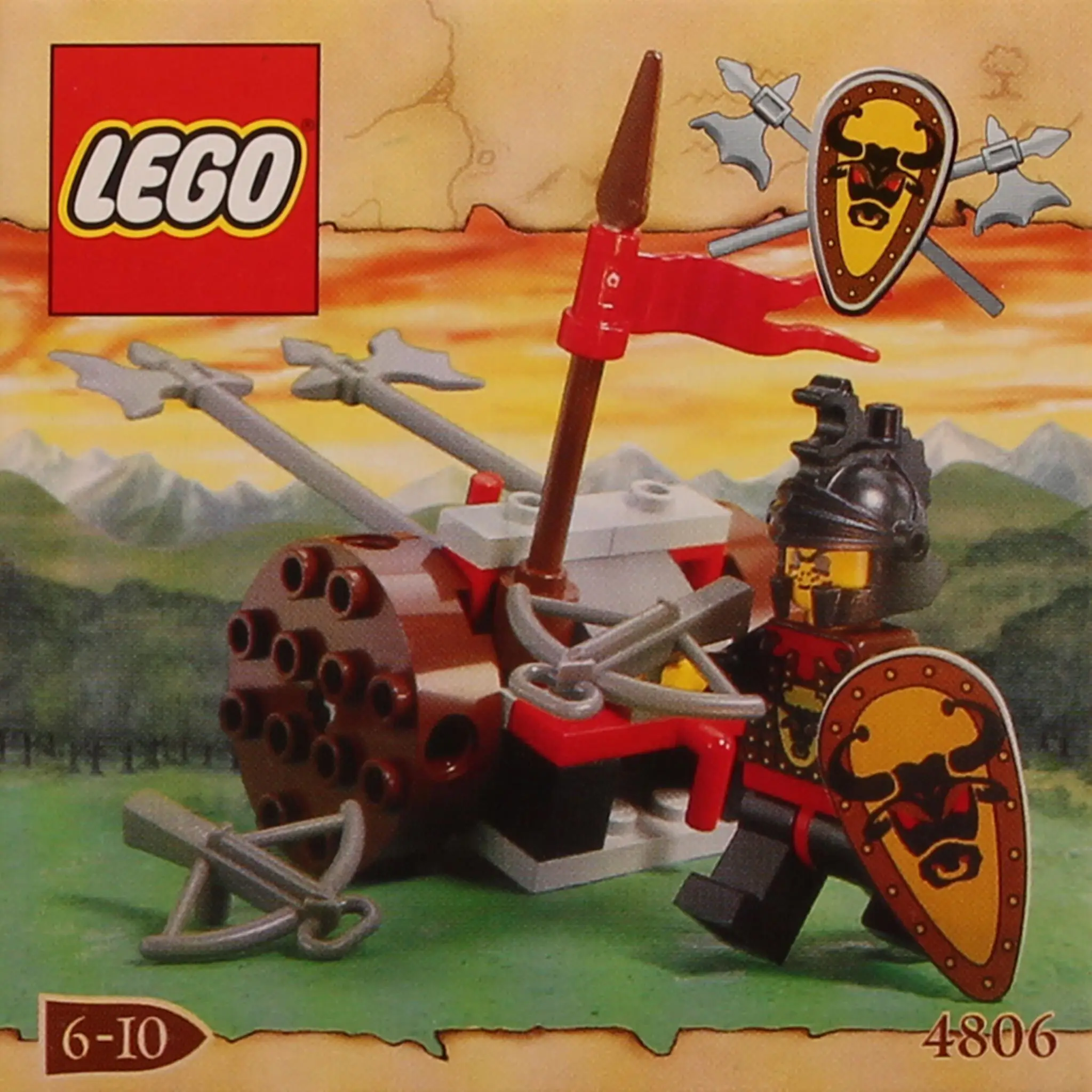 LEGO Castle Axt-Karren • Set 4806 • SetDB • Merlins Steine