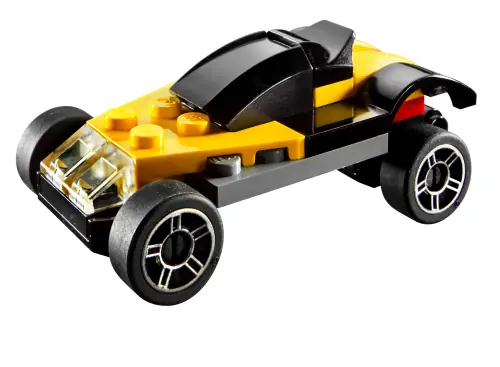 LEGO Racers Yellow Sports Car polybag • Set 4947 • SetDB