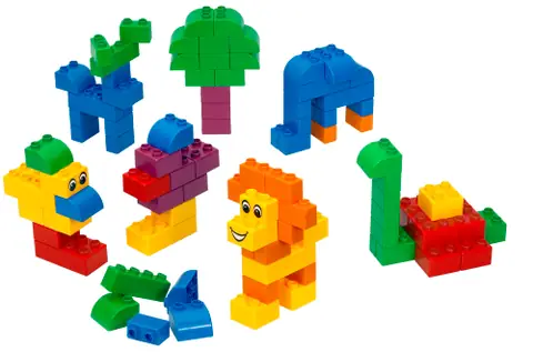 LEGO Medium Quatro Bucket 50 Extra Large Bricks LEGO Medium Quatro Bucket 50 Extra Large Bricks