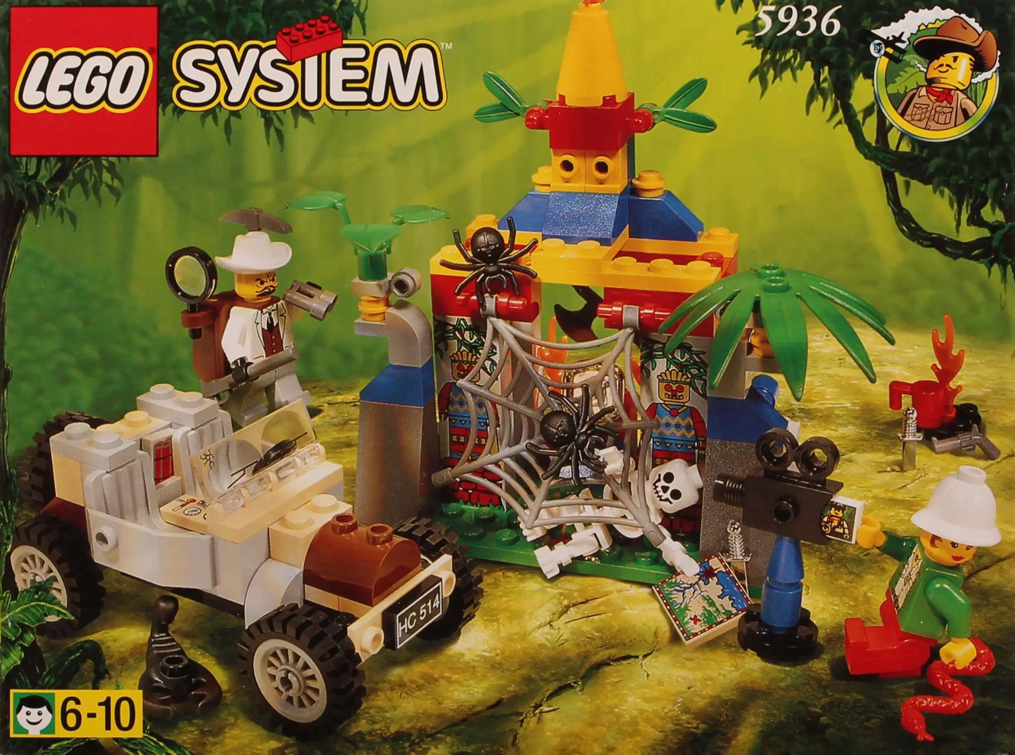 LEGO Adventurers Dschungel Tempel • Set 5936 • SetDB