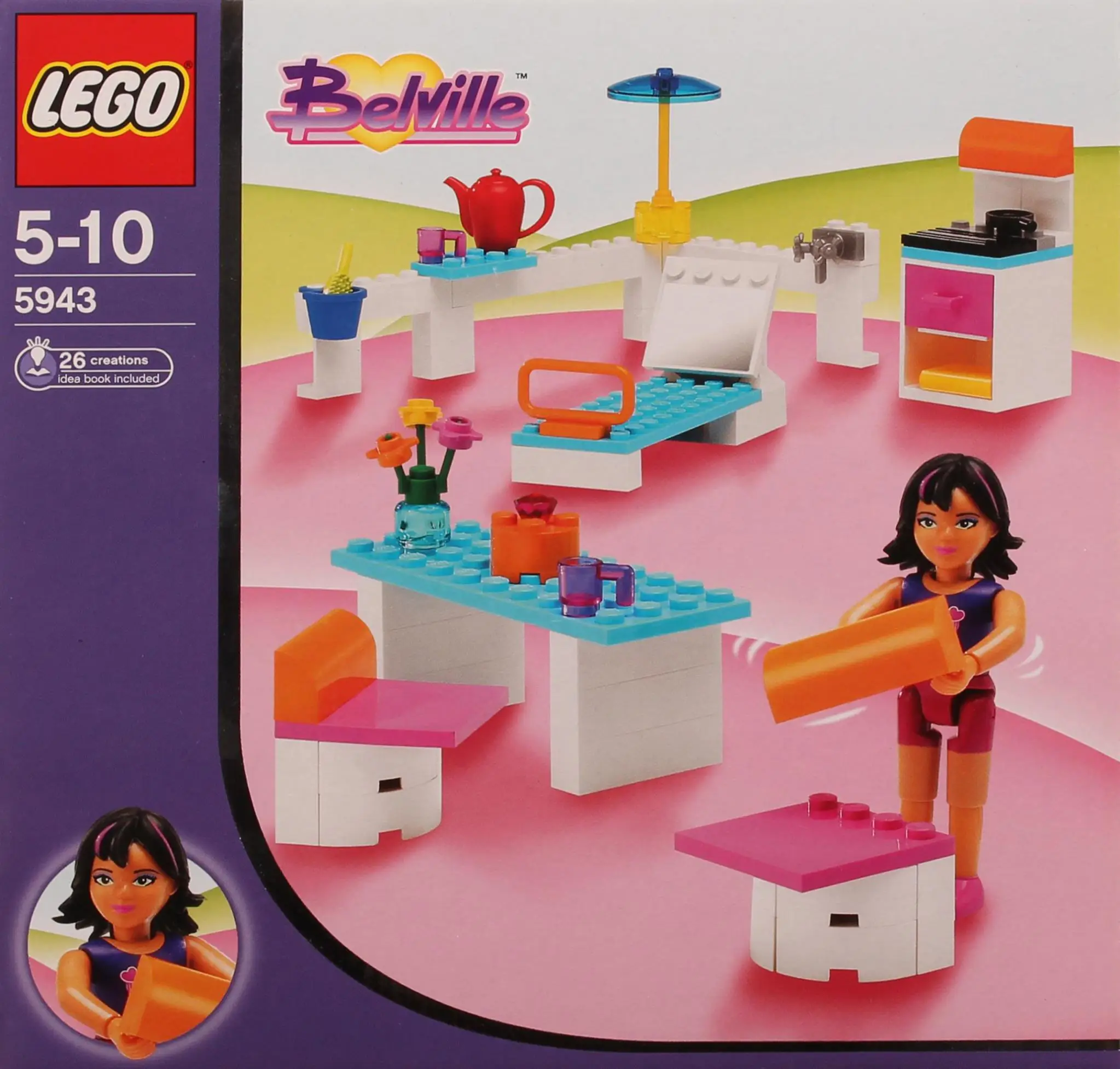 LEGO Belville Belville Female Magenta Shorts
