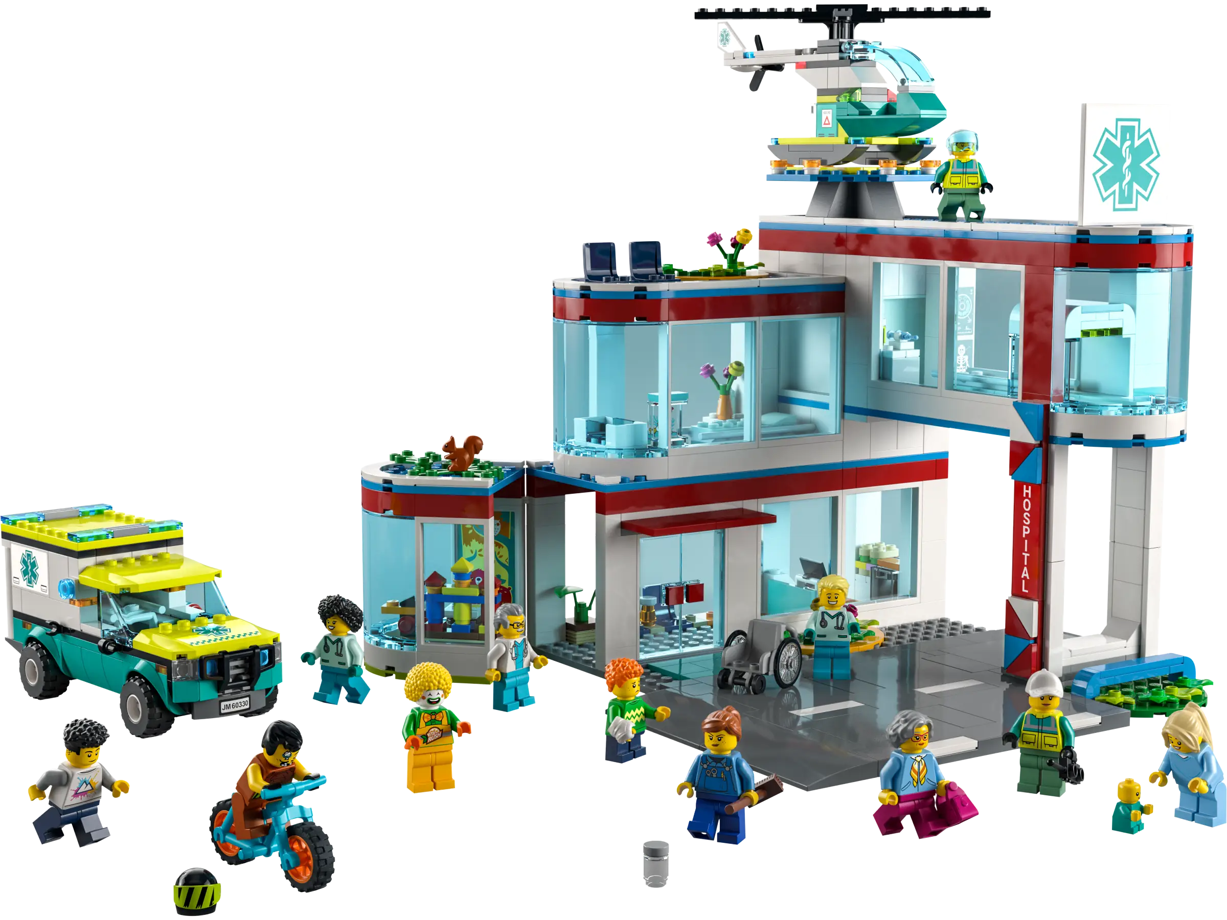 LEGO City Hospital Set 60330 SetDB Merlins Bricks lego-city-hospital-set-60330-setdb-merlins-bricks