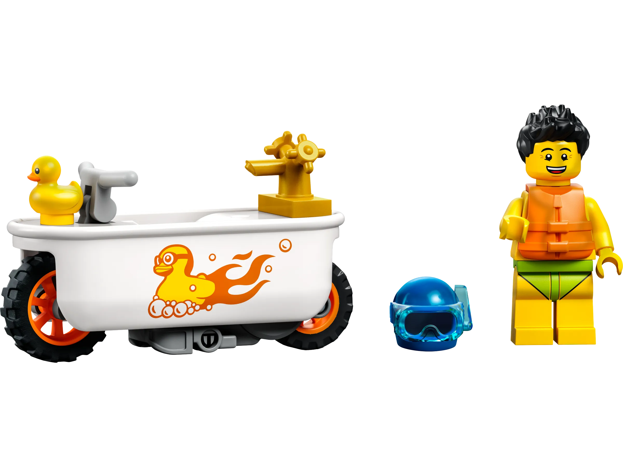 LEGO City Bathtub Stunt Bike • Set 60333 • SetDB