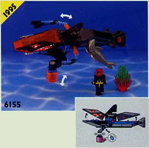 LEGO Aquazone Deep Sea Predator • Set 6155 • SetDB