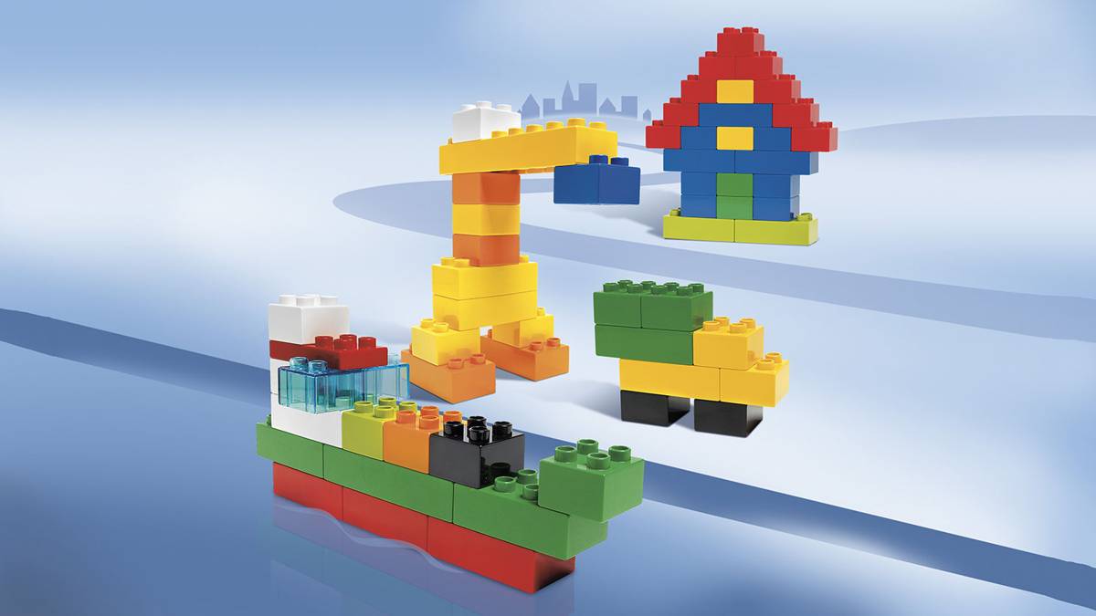 LEGO DUPLO Basic Bricks Deluxe • BABY BLOCKS • Set 6176