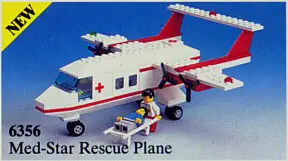 LEGO City Med-Star Rescue Plane • Set 6356 • SetDB