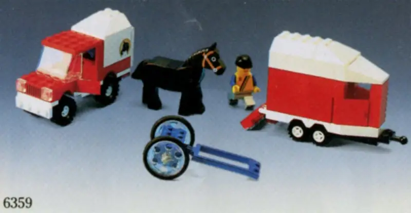 LEGO Horse Trailer • Set 6359 • SetDB • Merlins Steine