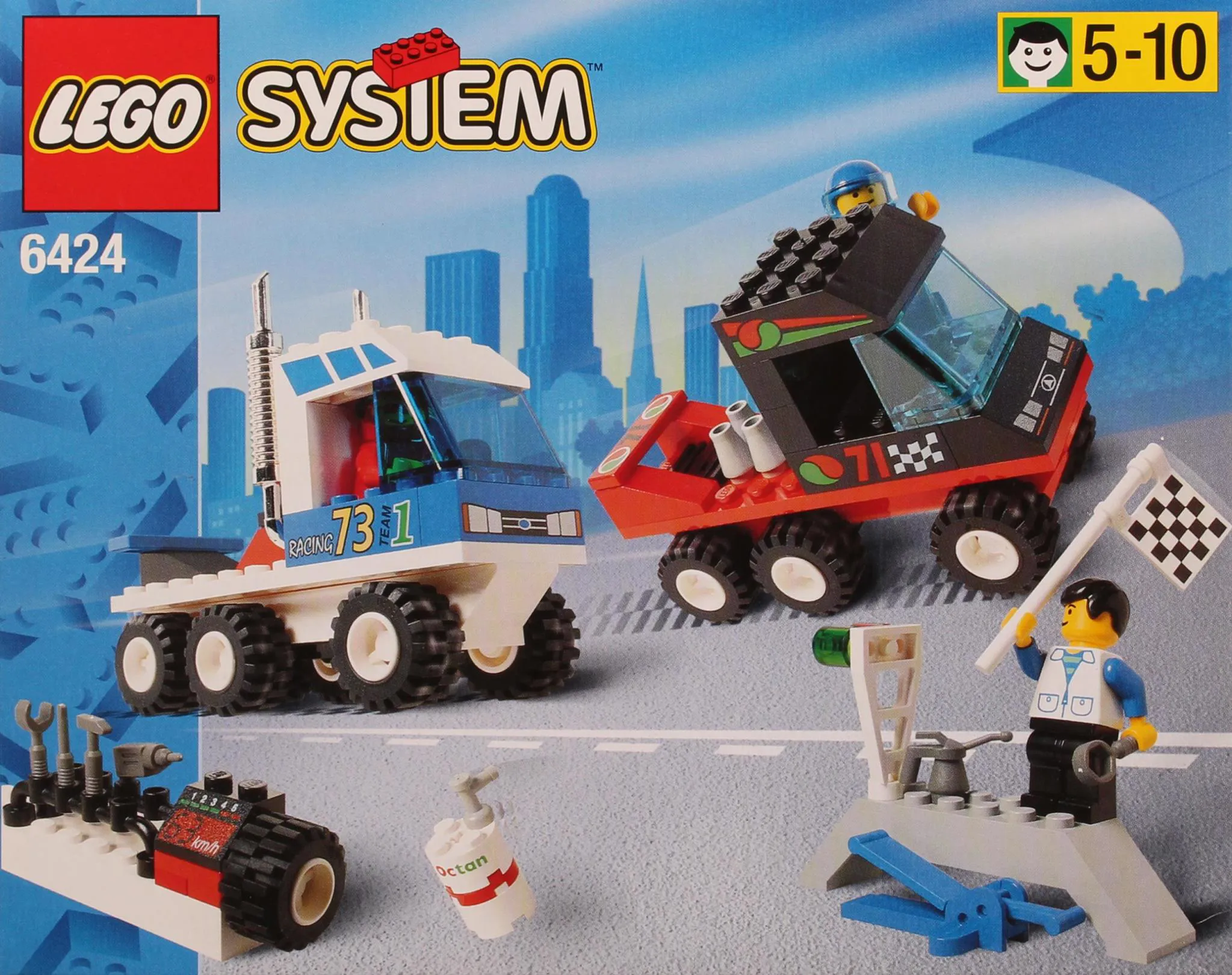 LEGO City Renn-Trucks • Set 6424 • SetDB • Merlins Steine