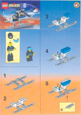 LEGO City Hubschrauber • Set 6425 • SetDB • Merlins Steine